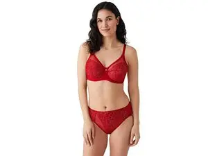 Wacoal Retro Chic Full-busted Underwire Bra 855186 Women's Bra Apricot Blush Red