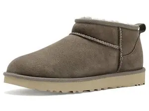 UGG Classic Ultra Mini Ankle Boots - Gray