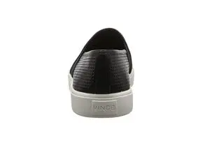 Vince Blair 5 Leather Perforated Slip-on Sneakers - Black