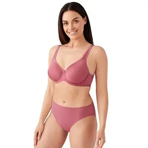 Wacoal Basic Beauty Spacer Underwire T-shirt Bra 853192 Women's Bra Rose Brown Pink