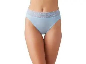 Wacoal Comfort Touch Hi Cut Women's Underwear Black Blue