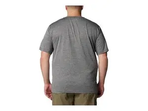 Columbia Big Tall Hiketm Crew Clothing Heather - Black
