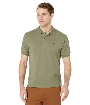 Lacoste Short Sleeve Classic Pique Polo Shirt Men's Short Sleeve Pullover Green Olive