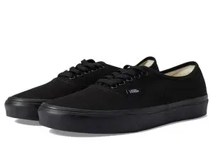 VANS Authentic Wide Low Top Sneakers - Black
