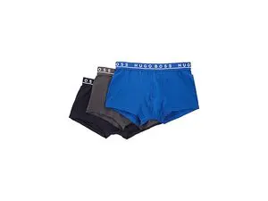 BOSS Trunk 3-pack Co/el 10146061 01 Men's Underwear Grey/charcoal/black Multi