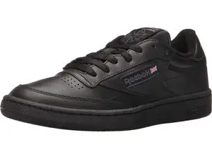 REEBOK Club C 85 Vintage Athletic Sneakers - Black