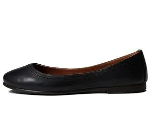 THE FRYE COMPANY Carson Ballet Flat Shoes - Black