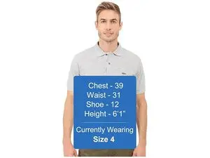 Lacoste Classic Chine Pique Polo Shirt Clothing Silver Grey Chine - Gray