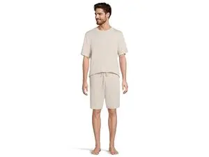 Eberjey Henry Tenceltm Modal Shorts Pj Set Pajama Sets Cornflower - Bone