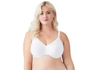 Wacoal Perfect Primer Unlined Full Coverage Underwire Bra, 855213 Women's Bra Black White