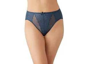 Wacoal Retro Chic Hi-cut Brief Women's Underwear Regina Red Blue