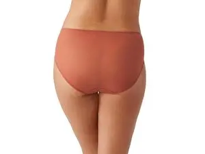 Wacoal Retro Chic Hi-cut Brief Underwear Bungee Cord - Burgundy