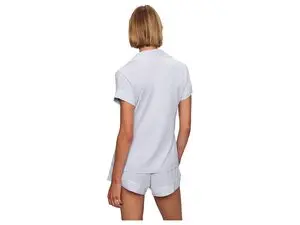 Eberjey Gisele Tencela C/ Modal Shortie Short Pj Set Pajama Sets Nectar/ivory - Blue
