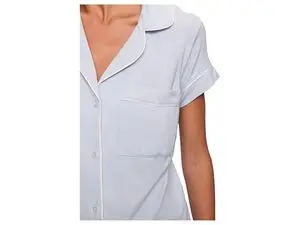 Eberjey Gisele Tencel Modal Shortie Short Pj Set Pajama Sets /ice - Blue
