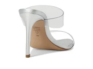 Schutz Ariella Stiletto Sandals - Silver