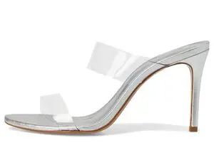 Schutz Ariella Stiletto Sandals - Silver