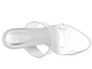 Schutz Ariella Stiletto Sandals - Silver