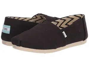 Toms Classic Alpargata Slip On Shoes - Black