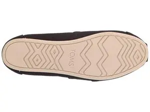 Toms Classic Alpargata Slip On Shoes - Black