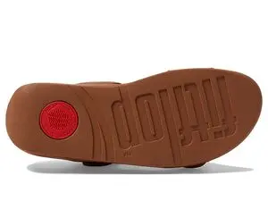 Fitflop Lulu Adjustable Leather Slides - Brown