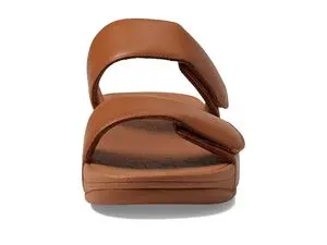 Fitflop Lulu Adjustable Leather Slides - Brown
