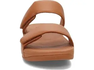 Fitflop Lulu Adjustable Leather Slides - Brown