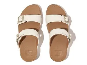 Fitflop FitFlop Lulu Adjustable Leather Slides Pink