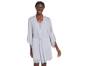 Eberjey Mariana Mademoiselle Kimono Robe Robe Ice - Blue