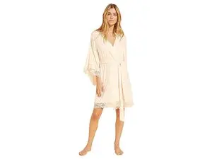 Eberjey Mariana Tenceltm Modal Robe Women's Robe White Pink