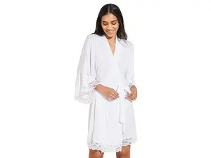 Eberjey Mariana Mademoiselle Kimono Robe Robe Ice - White