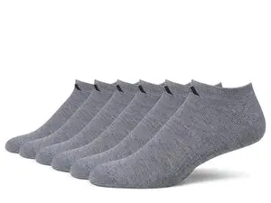 Adidas Adidas Athletic 6-Pack No Show Socks Gray