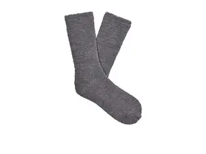 UGG UGG Fincher Ultra Cozy Crew Crew Cut Socks Gray