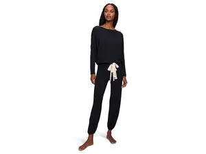 Eberjey Gisele Tenceltm Modal Slouchy Pj Set Pajama Sets Holly - Black