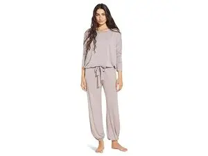 Eberjey Gisele Tenceltm Modal Slouchy Pj Set Women's Pajama Sets Ice Blue/ice Blue Khaki