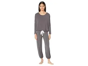Eberjey Gisele Tenceltm Modal Slouchy Pj Set Pajama Sets Holly - Multi