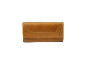 THE FRYE COMPANY Melissa Wallet Wallet Handbags Dark Brown Antique Pull Up Multi
