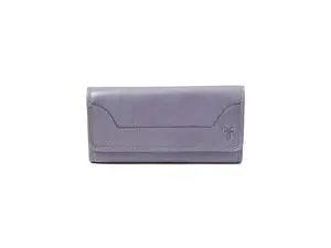 THE FRYE COMPANY Melissa Wallet Wallet Handbags Dark Brown Antique Pull Up Purple