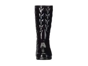 Hunter Refined Gloss Quilt Short Rain Boots