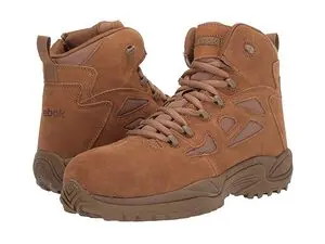 REEBOK Reebok Work 6" Rapid Response RB Mid-Profile Work Boots With Composite Toe Silver