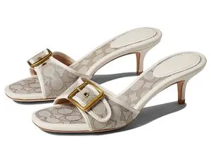 COACH Margot Jacquard Sandal - Beige