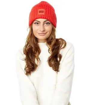 UGG Chunky Ribbed Beanie Red