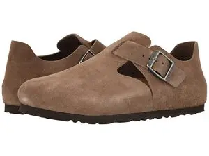 BIRKENSTOCK Suede Slip-on Shoes - Taupe