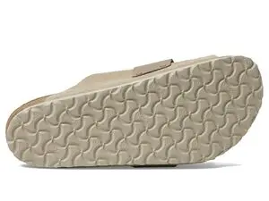 BIRKENSTOCK Kyoto Suede Slide Sandals - Green