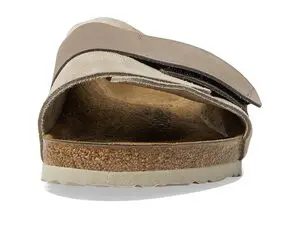 BIRKENSTOCK Kyoto Suede Slide Sandals - Green