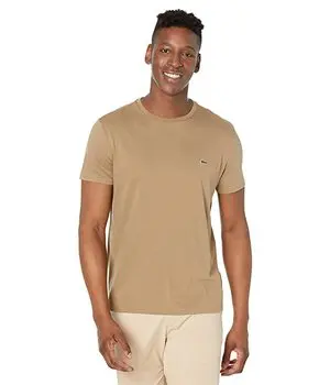 Lacoste Short Sleeve Pima Crew Neck Tee Men's T Shirt Navy Blue Green