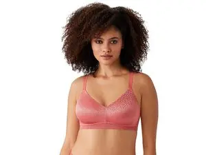 Wacoal Back Appeal Wireless Bra Women's Bra Rose Dust Red