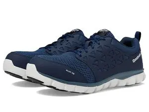 REEBOK Sublite Cushion Work Sd Alloy Toe Athletic Shoes - Navy