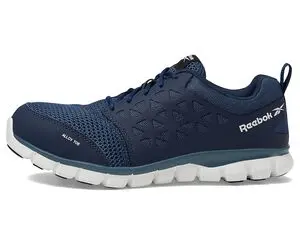 REEBOK Sublite Cushion Work Sd Alloy Toe Athletic Shoes - Navy