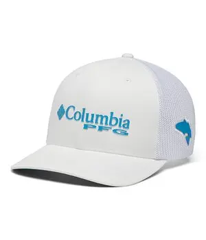Columbia Columbia PFG Meshtm Ballcap White,riptide