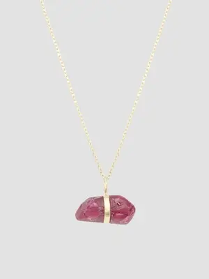 Jia Jia 14k Yellow Gold & Birthstone Pendant Necklace - July